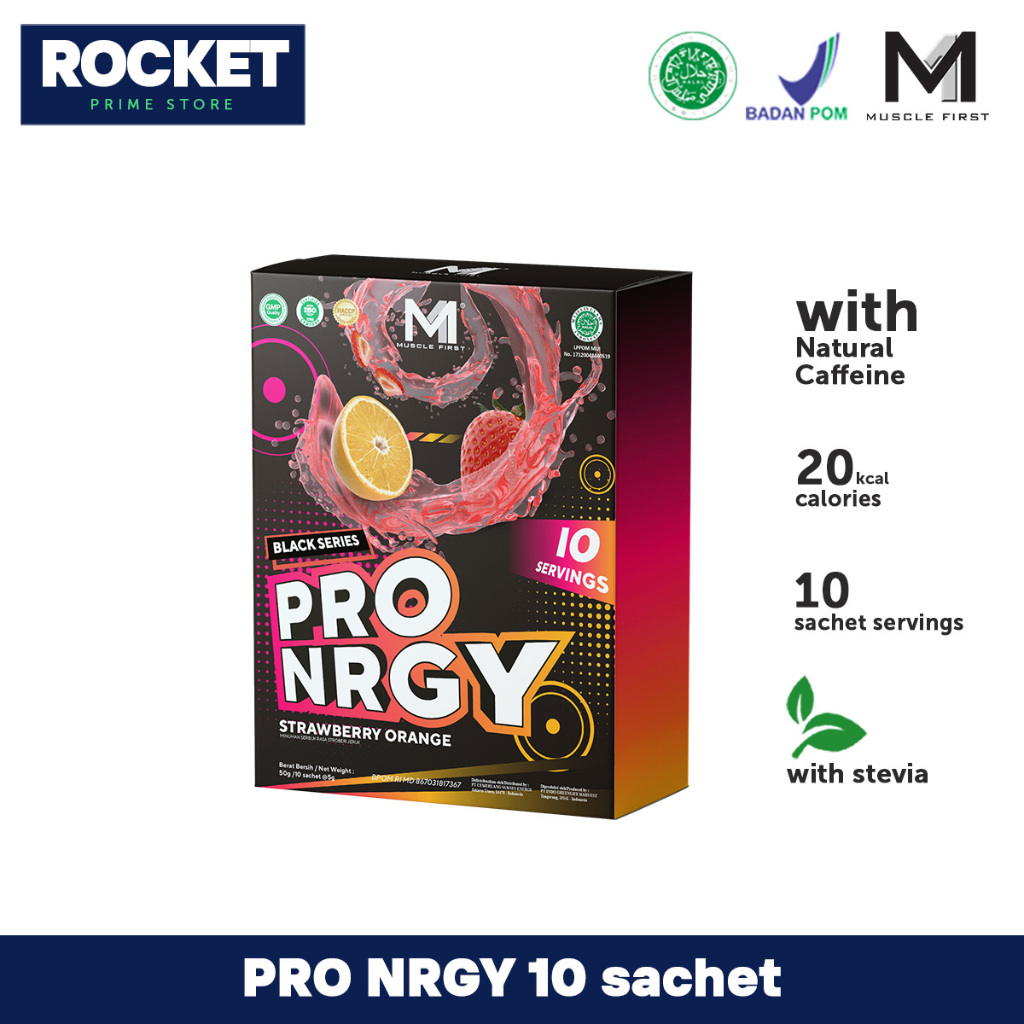 Jual Muscle First M1 Pro NRGY Pre-workout Energy Drink 10 sachet ...
