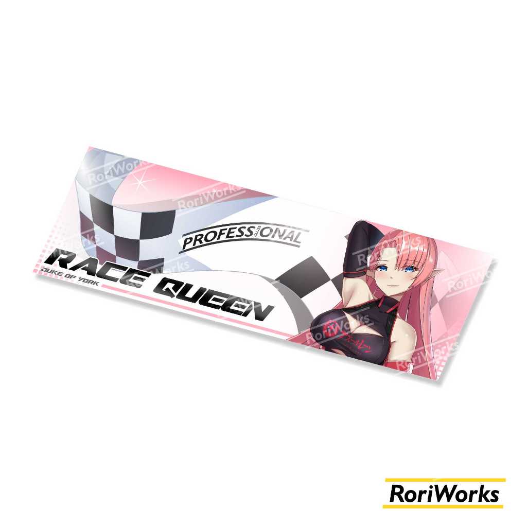 Jual Stiker Slap - Duke of York Race Queen | Azur Lane | Shopee Indonesia