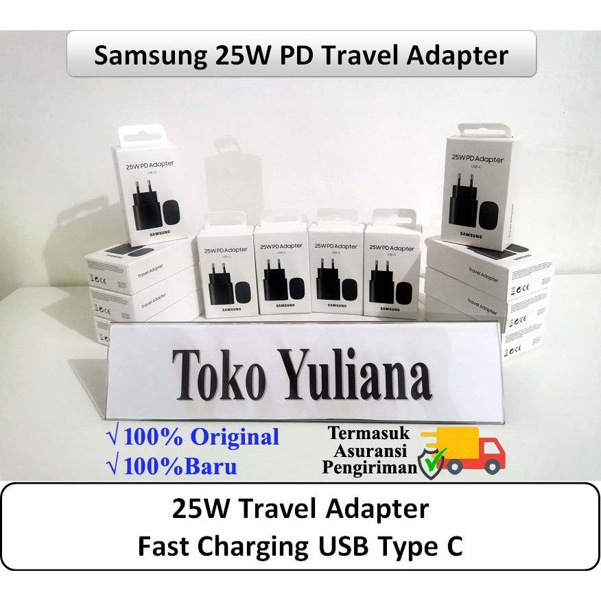 Jual Samsung 25W PD Travel Adapter Type C EP-TA800 | Shopee Indonesia