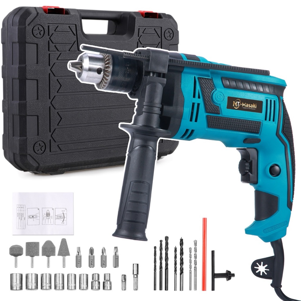 Jual MTMASAKI Kit Alat Mesin Bor Set Listrik Impact Drill Listrik Set ...