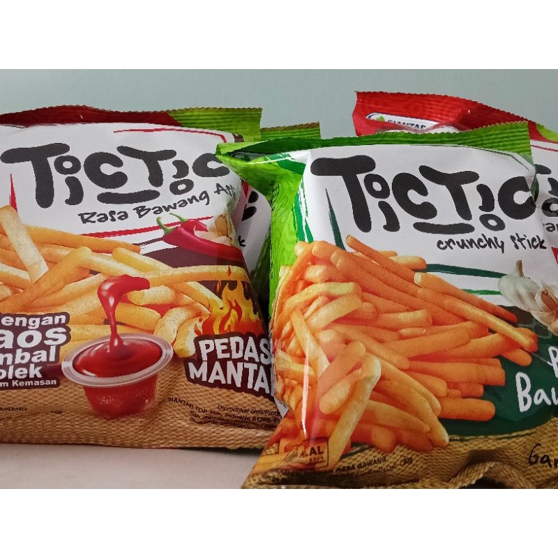 Jual TIC TIC RASA BAWANG ASLI PEDAS DAN CRUNCHY STICK. | Shopee Indonesia