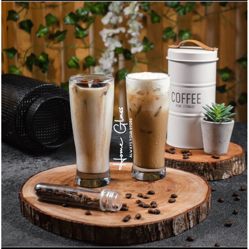 Jual Gelas jus | Gelas es teh| Gelas kaca isi 6pcs | Gelas cafe porto ...