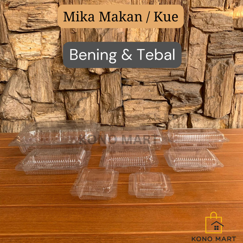 Jual MIKA PLASTIK MAKANAN UK 3T Bening isi 100 pcs / Mika Lux 2A / Mika ...