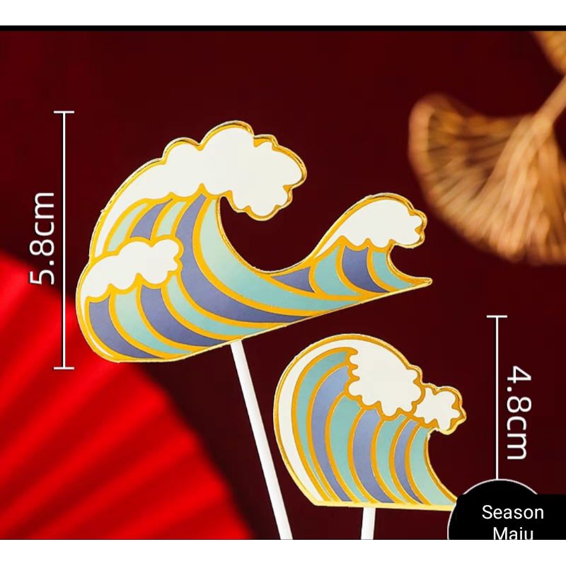 Jual Topper ulang tahun panjang umur Sehat kipas Chinese style shou ...