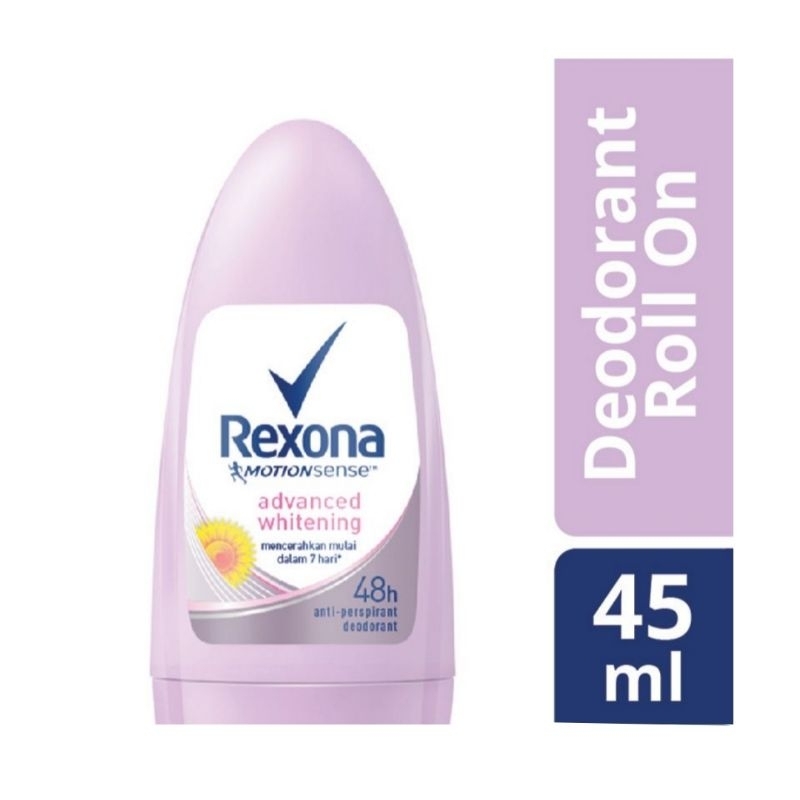 Jual REXONA Deodorant Roll On Advanced Brightening 45 ml | Shopee Indonesia