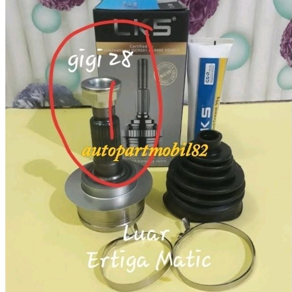 Jual CV Joint Luar Outer As Roda Depan Luar Suzuki Ertiga Matic | Shopee Indonesia