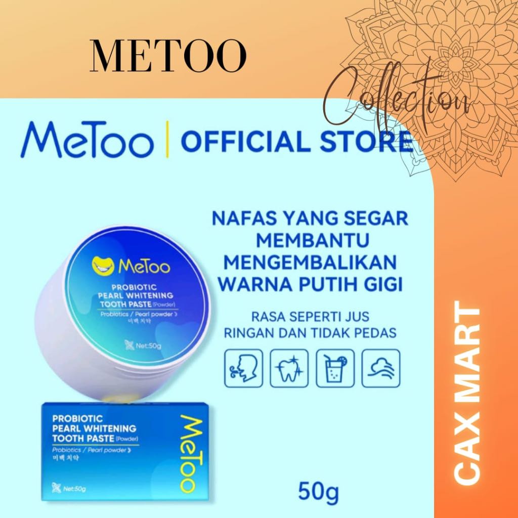 Jual METOO Teeth Whitening Powder 50gr | Shopee Indonesia