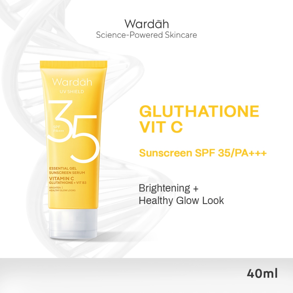 Jual Wardah UV Shield Essential Sunscreen Gel SPF 35 PA+++ l Wardah ...