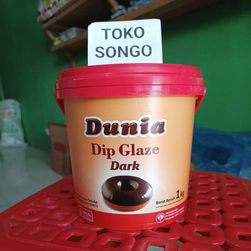 Jual Glaze dunia dip glaze dark kemasan 1 kg | Shopee Indonesia