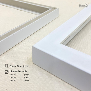 Jual Cetak Foto Bingkai Kanvas 10r - 20r Frame Minimalis Putih ...