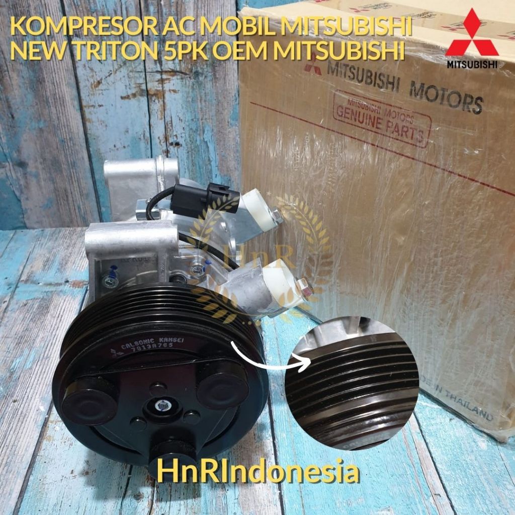 Jual Kompresor AC Mobil Mitsubishi New Triton 5pk COMPRESSOR OEM ...