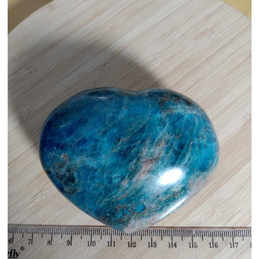 Jual Batu Blue Apatite Heart natural 370 grams | Shopee Indonesia