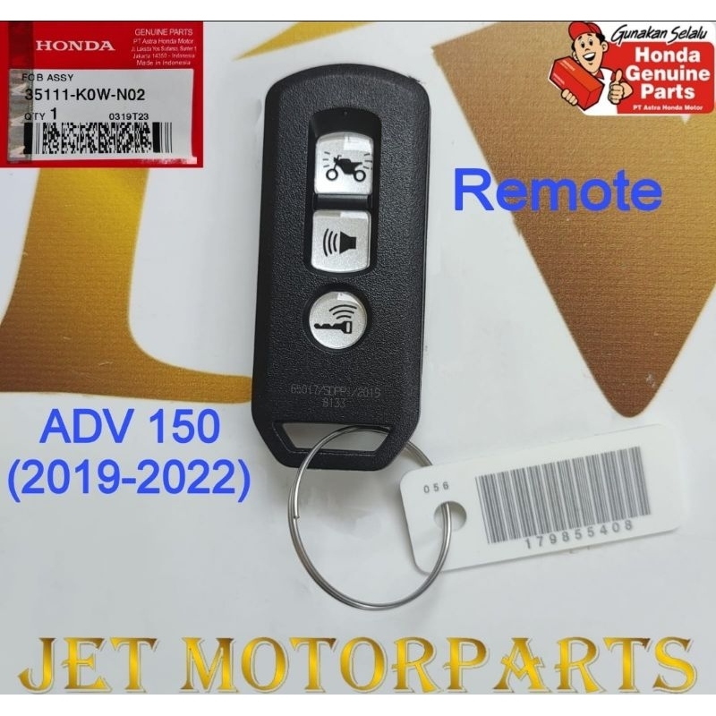 Jual 35111K0WN02 Fob Assy Remote PCX 150 ADV 150 Asli Atau Ori Honda ...