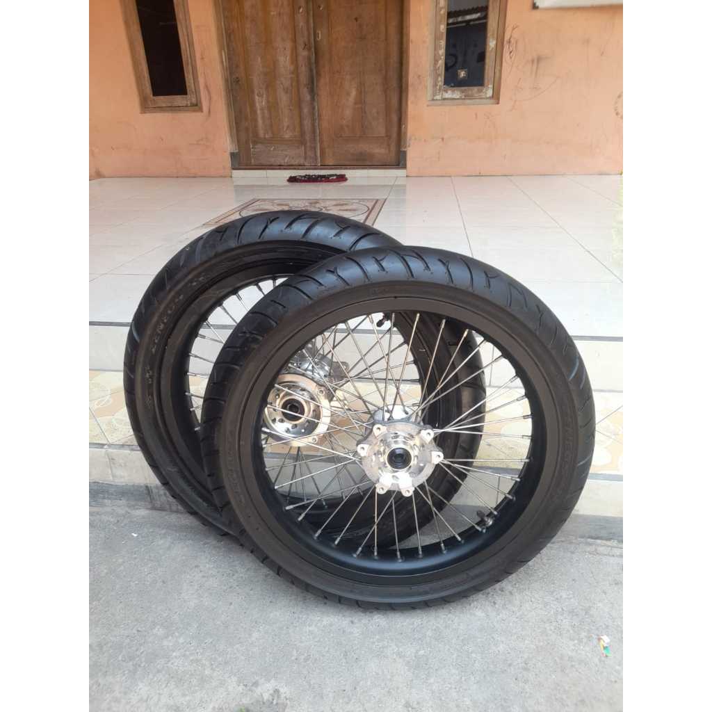 Jual Roda Set Supermoto CRF Ring 18 Kondisi Bekas Siap Pakai | Shopee ...