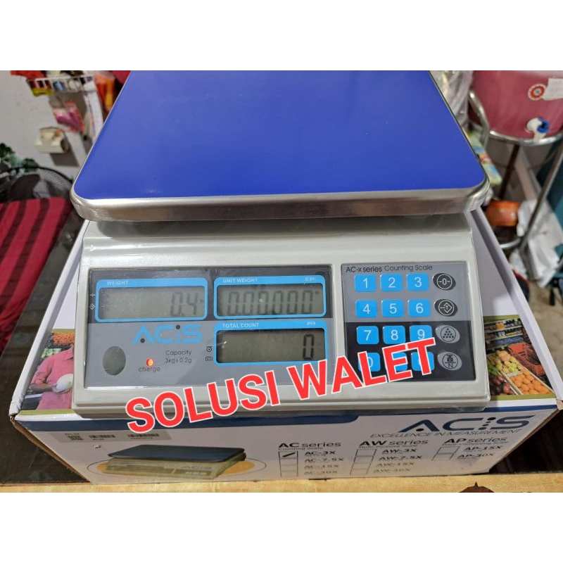 Jual Timbangan Counting Digital 3Kg ACIS / AX 3X Timbangan Hitung | Shopee Indonesia