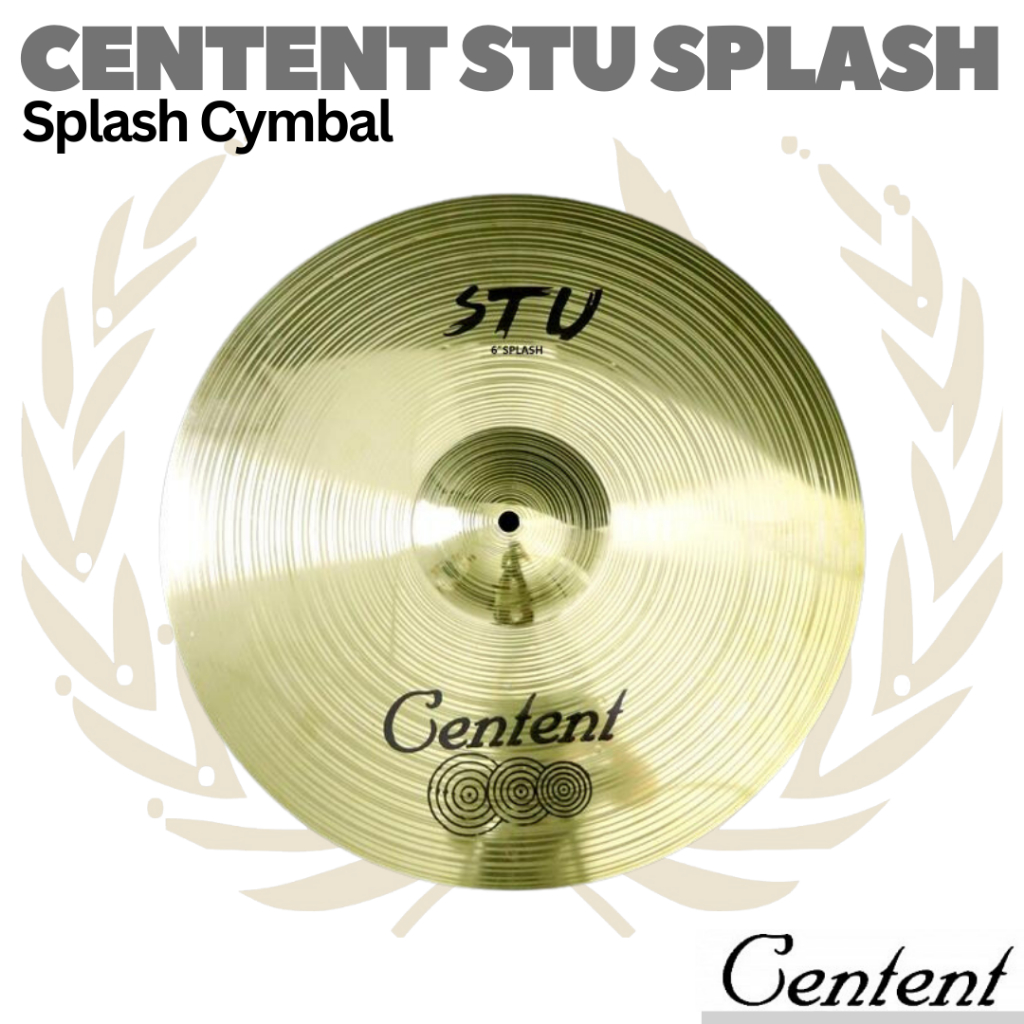 Jual CENTENT STU Splash Cymbal | Simbal 6 8 10 12 Inch | Shopee Indonesia