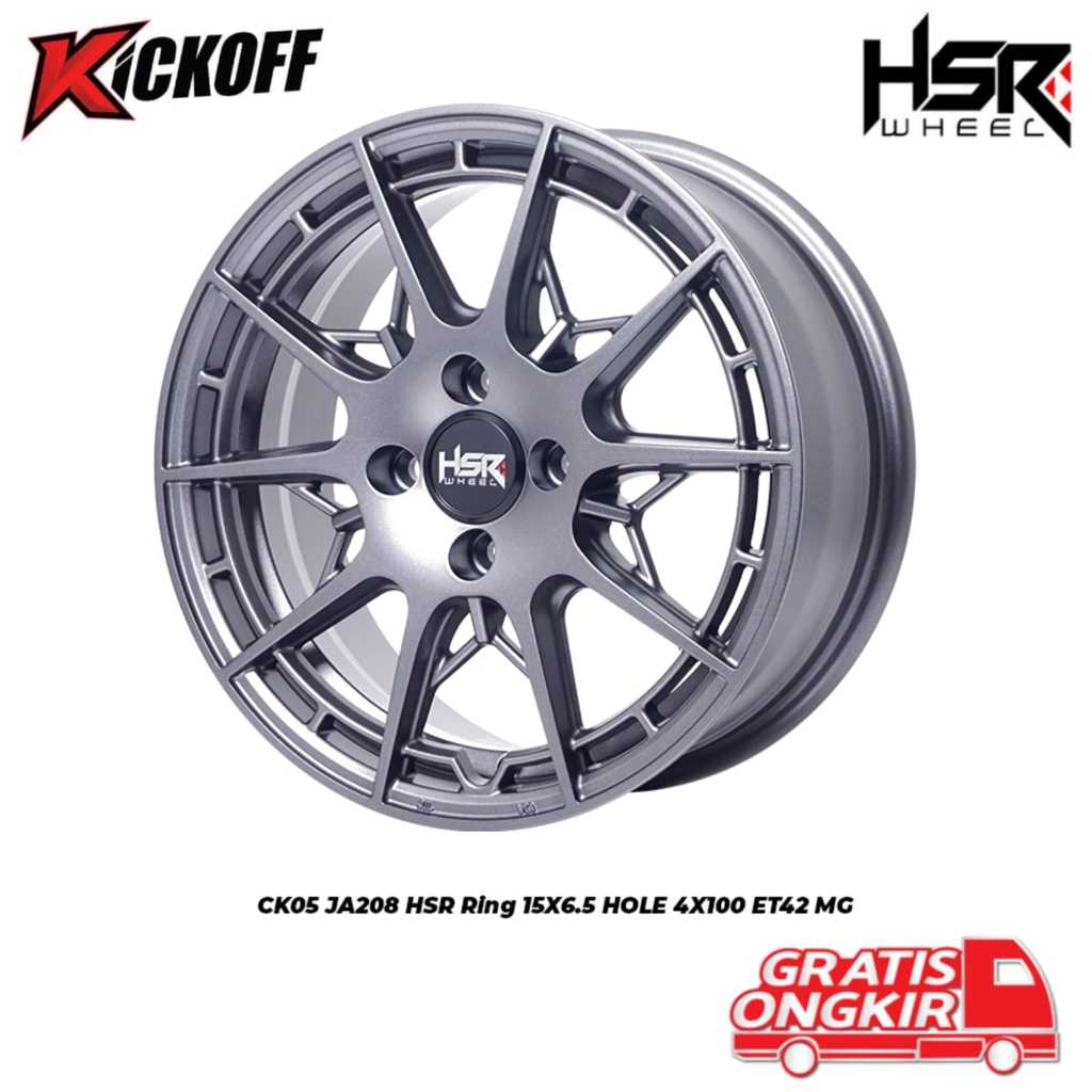Jual Velg Racing HSR Ring 15 PCD 4X100 Buat Mobil Brio Agya Sigra Sirion March Jazz | Shopee ...