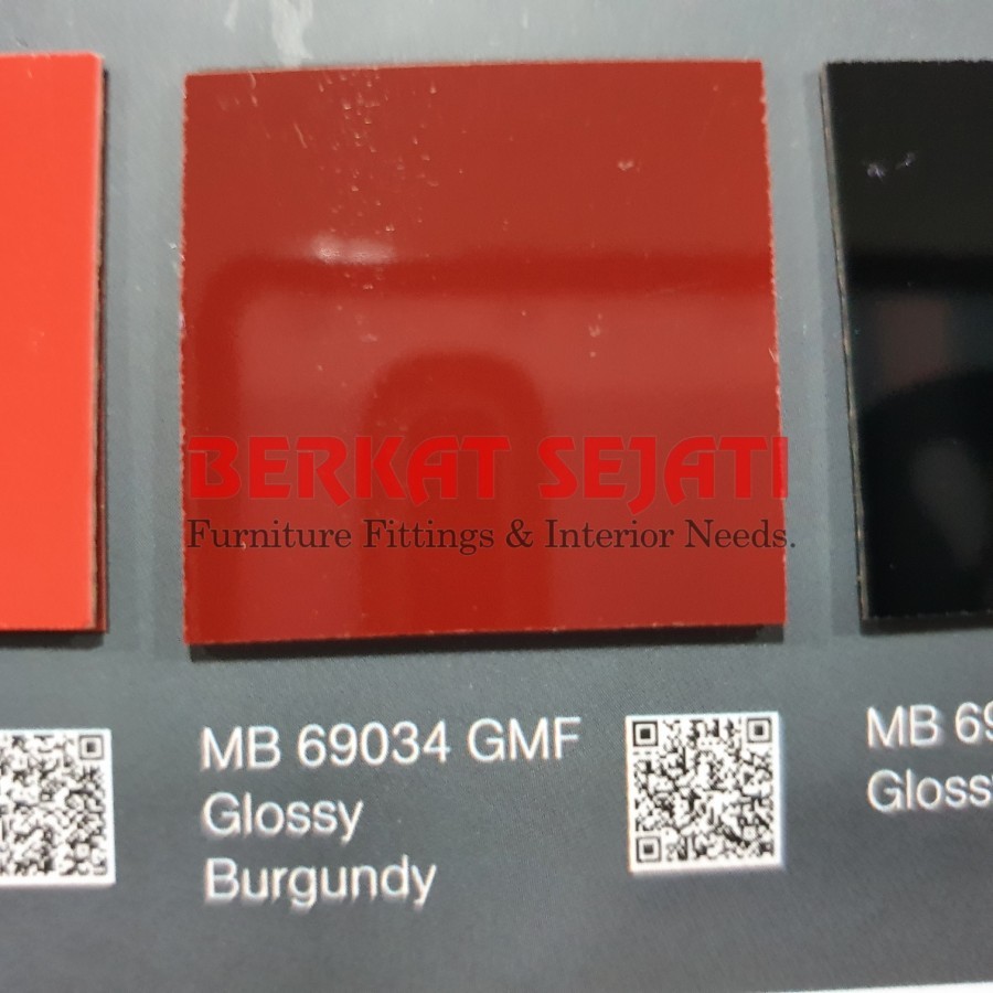 Jual AICA HPL AICA MB 69034 GMF - GLOSSY BURGUNDY RED MERAH - SOLID ...