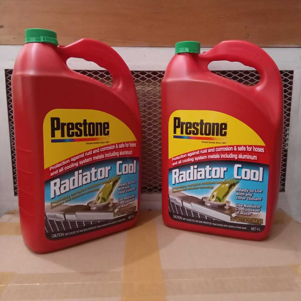Jual Air Radiator Coolant Prestone Hijau 4 Liter | Shopee Indonesia