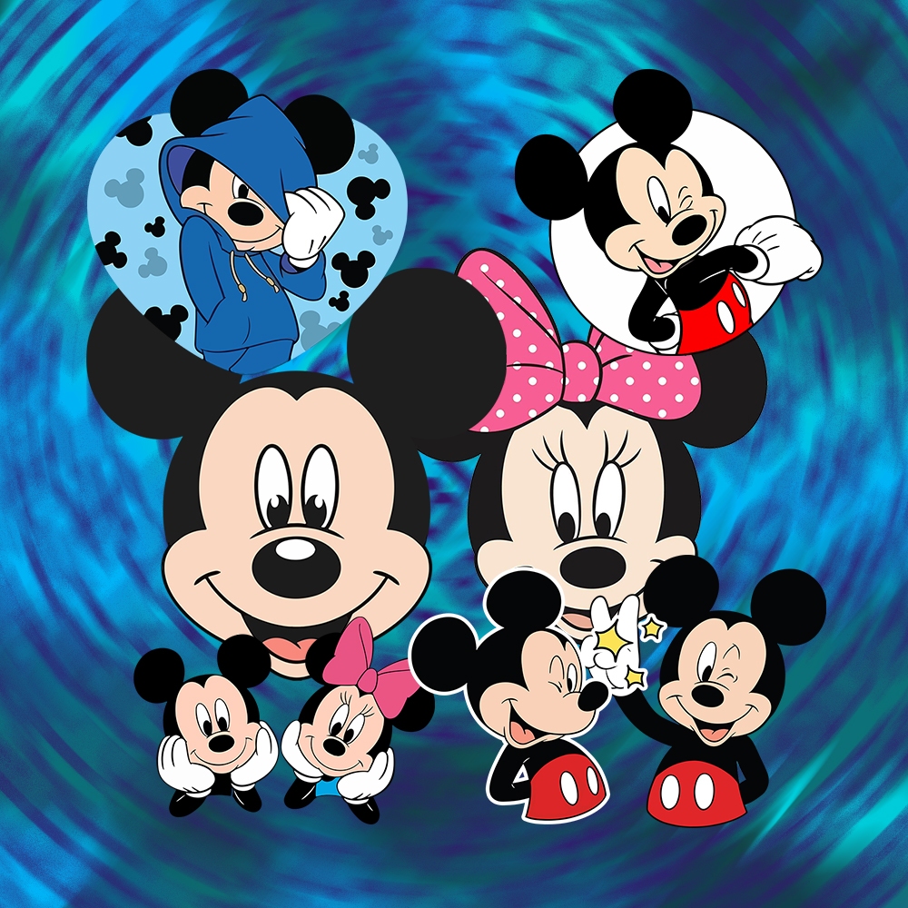 Jual SABLON DTF PRINTING UKURAN A5 (14CM - 15CM) TEMA MICKEY MOUSE ...
