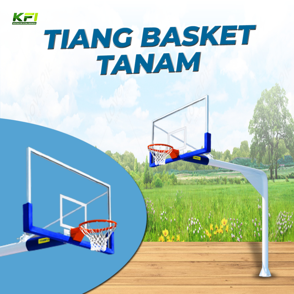 Jual Tiang Ring Basket Tanam Dewasa Papan Akrilik Dari KFI Sport ...