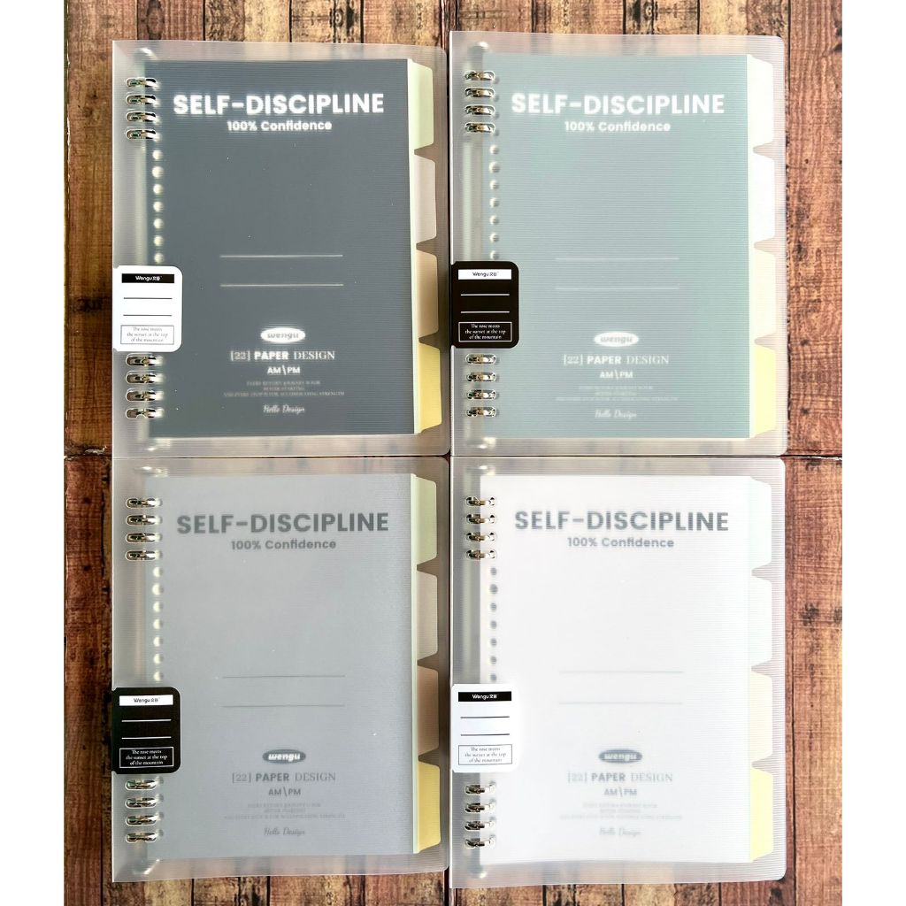 Jual Binder Wengu Self Discipline B1051 A5 B5 - Binder Note Plus Loose ...