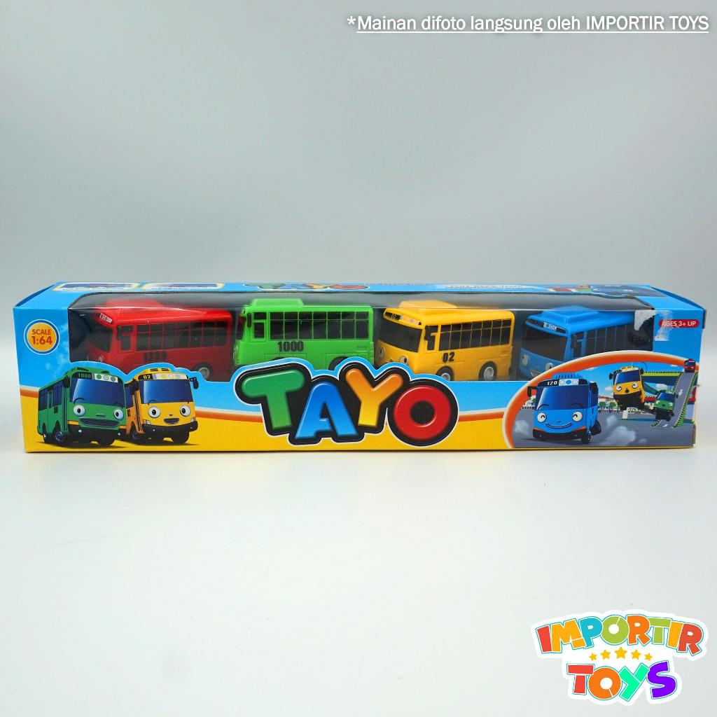 Jual Mobil TAYO BUS 4Pcs Mainan Bus Tayo Ber-SNI | Shopee Indonesia