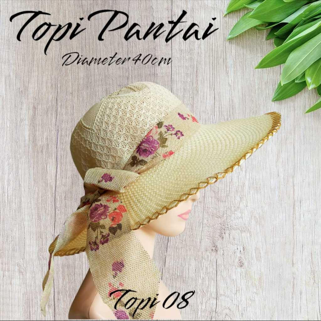 Jual Topi Wanita Kekinian Pantai Khas Bali | Shopee Indonesia