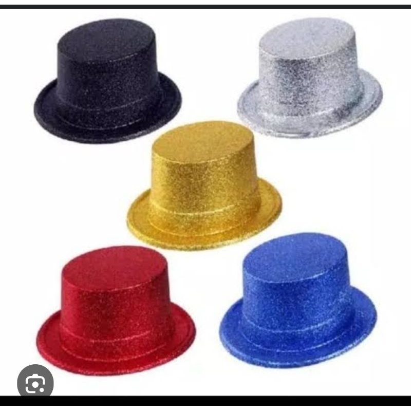 Jual Topi Glitter Party/ Topi Sulap Glitter/Topi NewYear Pesta | Shopee ...