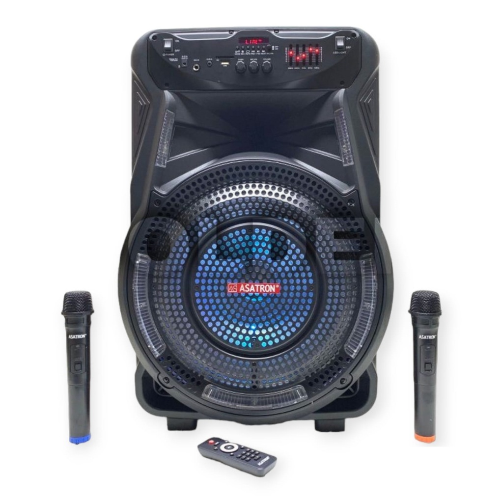 Jual Speaker Meeting Bluetooth Asatron HT 8873 Titanium 15 Iinch Free ...