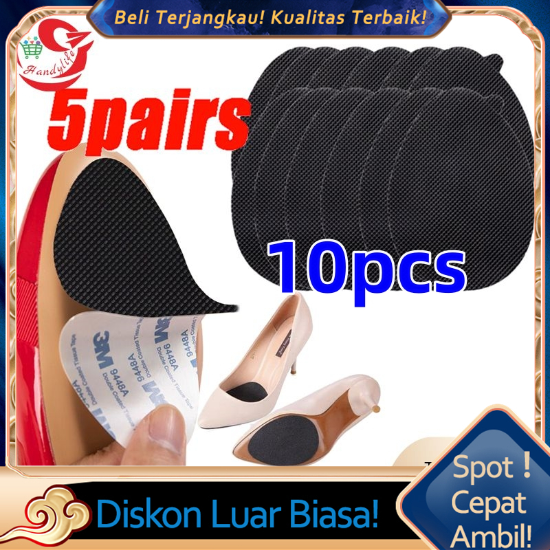 Jual 10pcs Outsole Karet Anti Slip High Heel Sol Sepatu Karet Anti ...