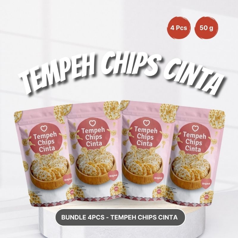 Jual Snack Anak Sehat /kripik tempe/ Keripik Tempe Cinta / tempeh chips ...