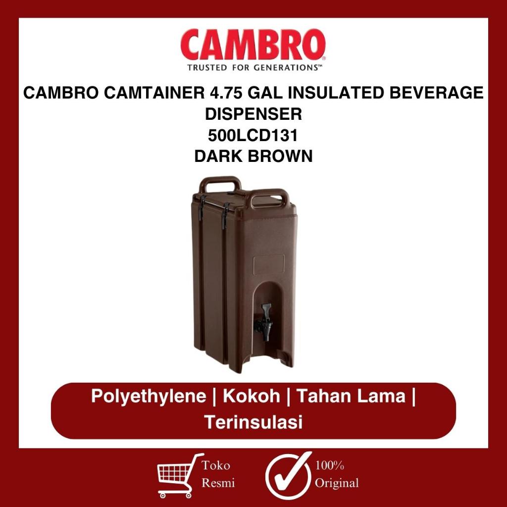 Jual Cambro 500LCD131 Camtainer Insulated Beverage Dispenser - Dark ...