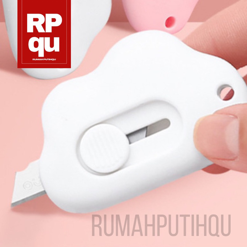 Jual Mini Cutter Putih Bentuk Awan, Lucu & Portabel, Ideal Untuk ...