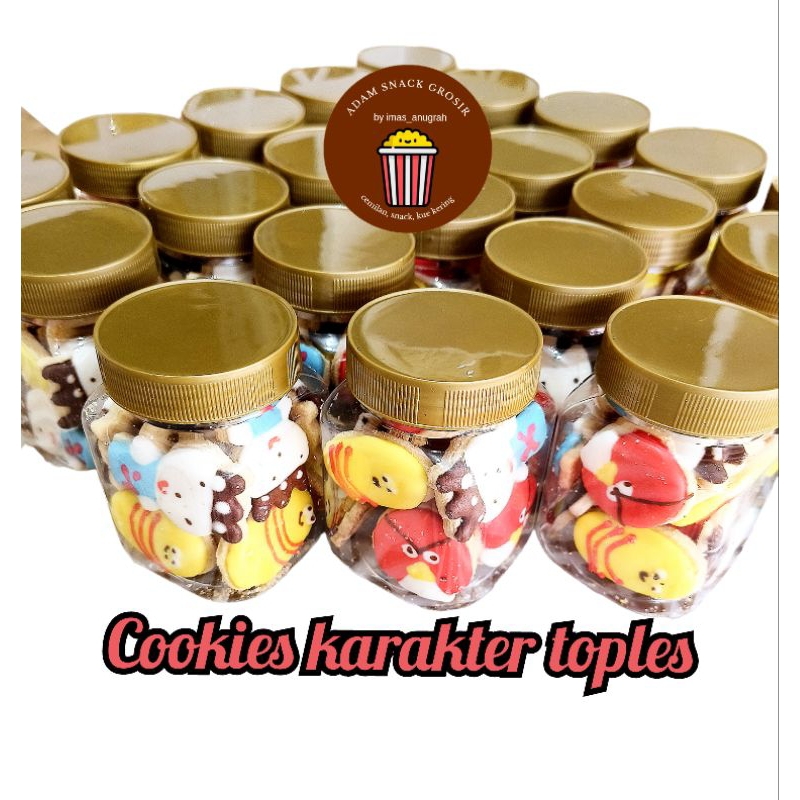 Jual COOKIES KARAKTER TOPLES / KUE KARAKTER/KUKIS KARAKTER | Shopee ...