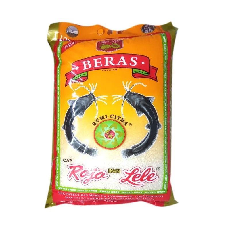 Jual BERAS CAP RAJA IKAN LELE ORANGE 5KG | Shopee Indonesia