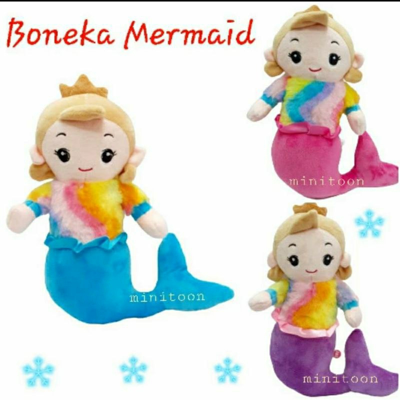 Jual Boneka MERMAID PUTRI DUYUNG Besar Little Mermaid Princess Doll ...