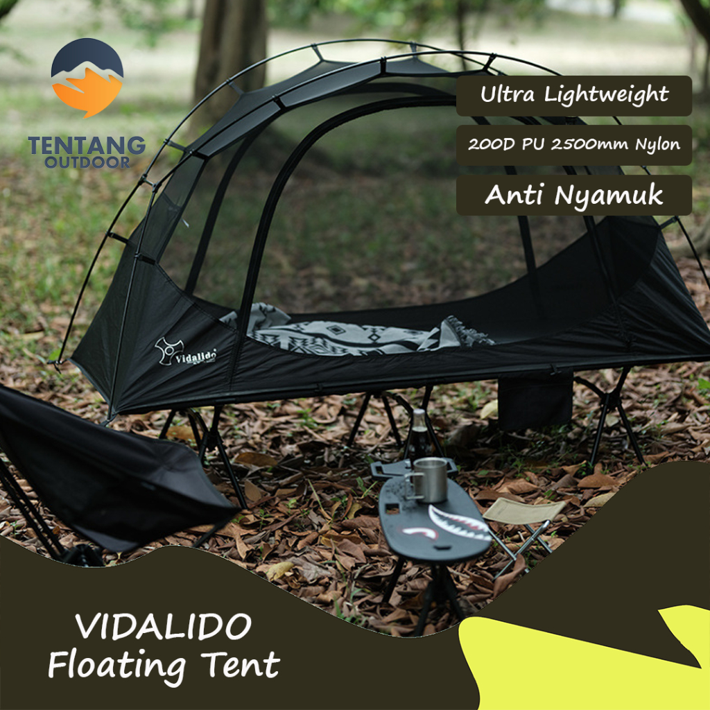 Jual Floating Bed Tent VIDALIDO 1P Mosquito Net Single Tent Camping ...