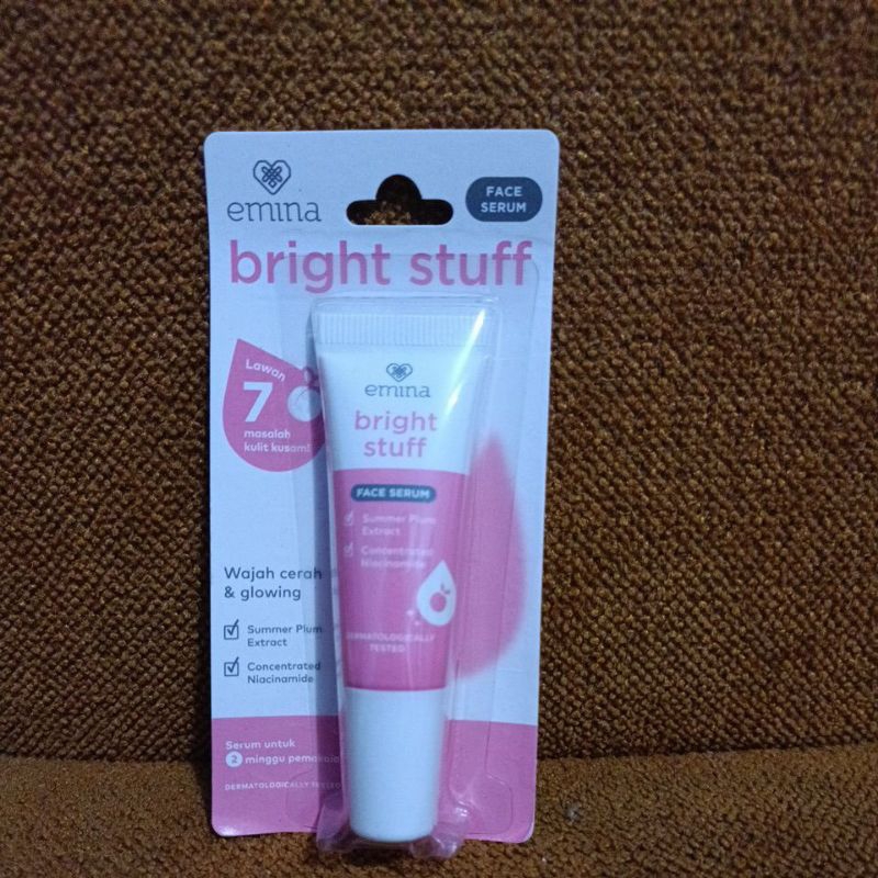 Jual EMINA BRIGHT STUFF FACE SERUM 7,5 ML | Shopee Indonesia