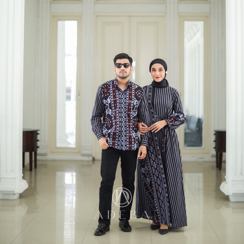 Jual COUPLE BATIK LURIK TROSO BATIK BURGUNDY BURGUNDI | Shopee Indonesia