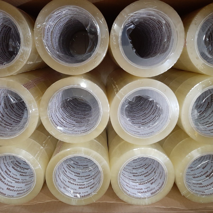 Jual Isolasi Lakban Bening Coklat uk. 2 inch x 90 yard [ m80 ] | Shopee ...