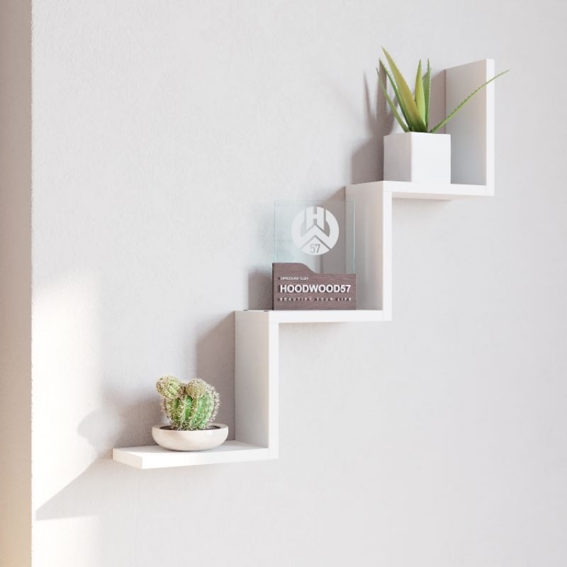 Jual rak dinding susun tangga model minimalis praktis bagus rias cantik ...