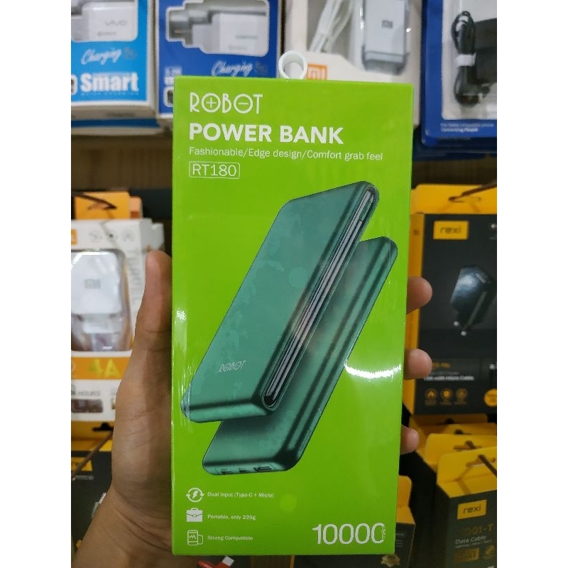 Jual PowerBank Robot RT180 10000Mah / Powerbank Original Robot 10000Mah ...