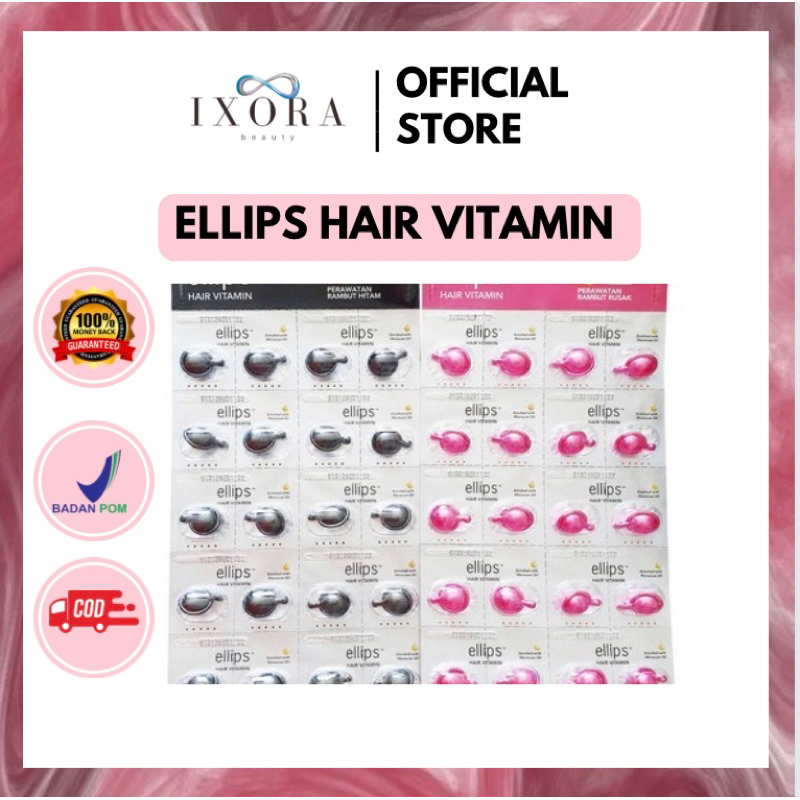 Jual IXORA ELLIPS HAIR VITAMIN ISI 20 KAPSUL | Shopee Indonesia