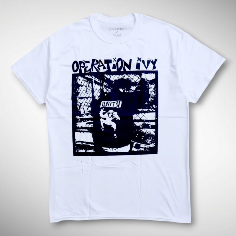 Jual KAOS BAND OFFICIAL OPERATION IVY - UNITY INVERTED WHITE | Shopee ...