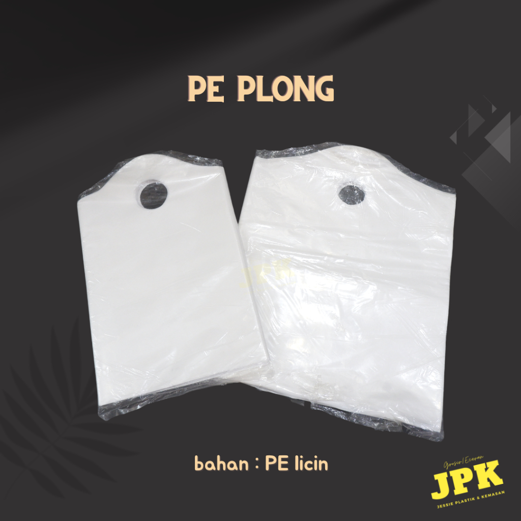 Jual plastik PE plong gunung putih - 25x38x05 / 30x41x05 / 35x44x05 ...