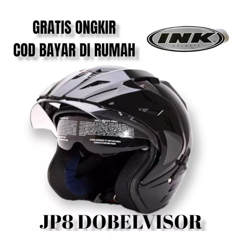 Jual HELM INK DOUBLE VISOR 2 KACA SNI REALPICK BUSA TEBAL PAKING KARDUS ...