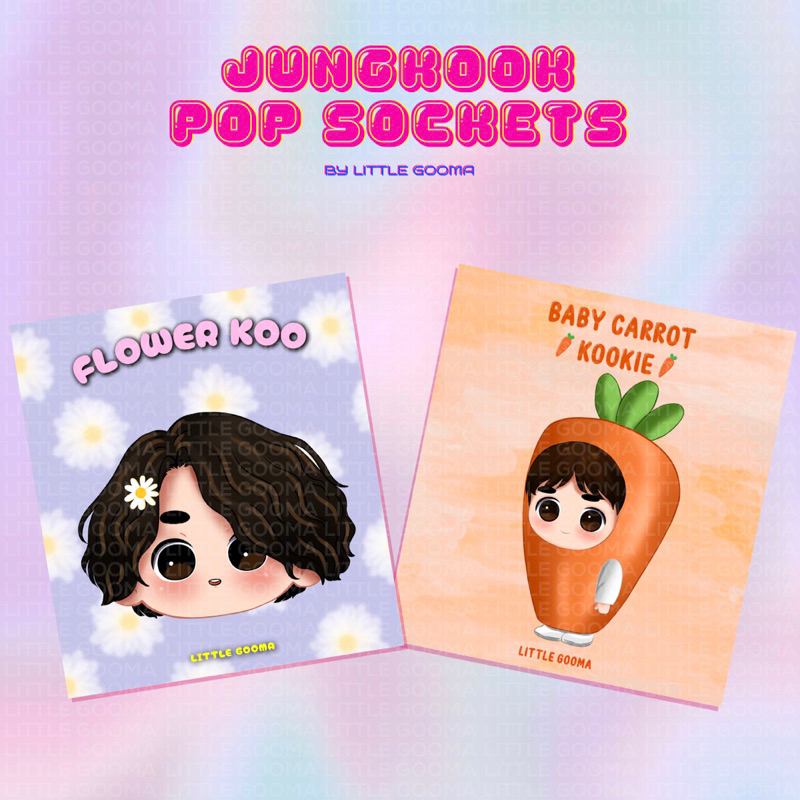 Jual Pop Socket BTS Jungkook by Little Gooma - Popsocket BTS ...