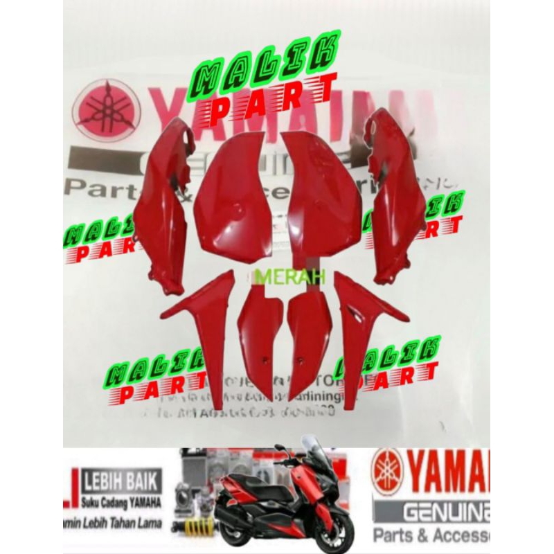 Jual PAKET BODY HALUS 8PCS NEW XMAX 2023 MERAH GLOSSY ORIGINAL YAMAHA ...