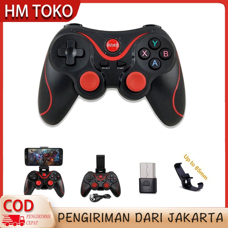 Jual (Pengiriman cepat) Gamepad X3 Bluetooth Wireless / Gamepade Gaming ...